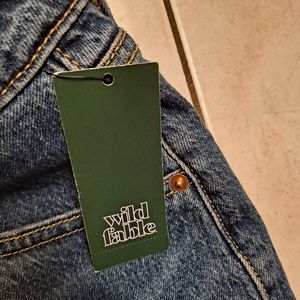 wild fable | Jeans | Wild Fable Super High Rise Baggy Mid Wash Blue ...